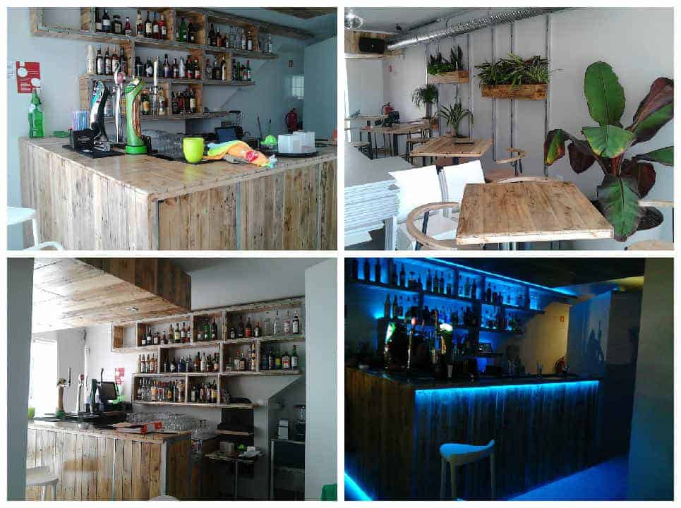 Bar Decoration Made From 70 Recycled Wooden Pallets • Recyclart