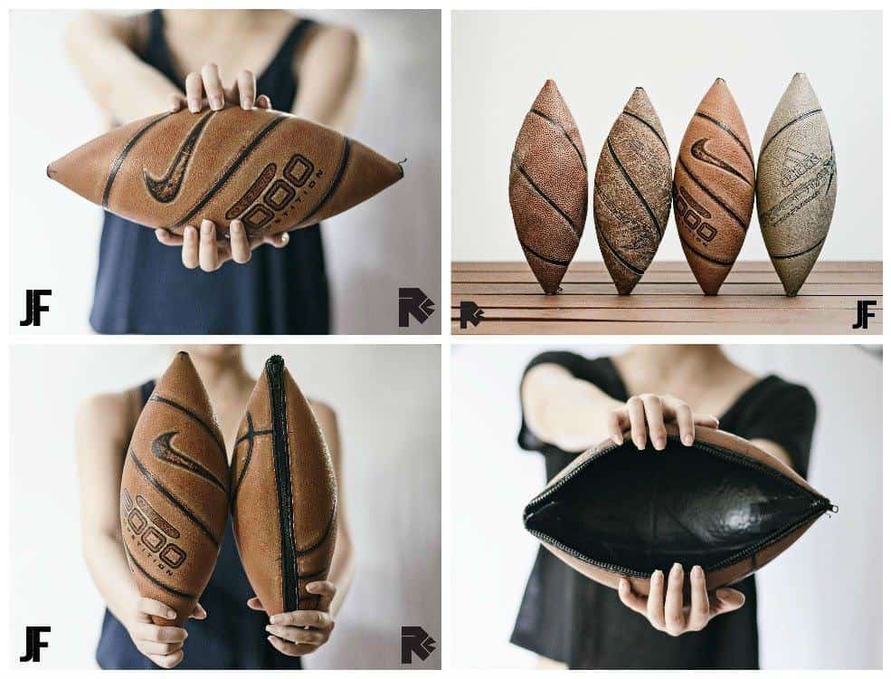 2nd Chance: Bags From Upcycled Basketball Balls • Recyclart