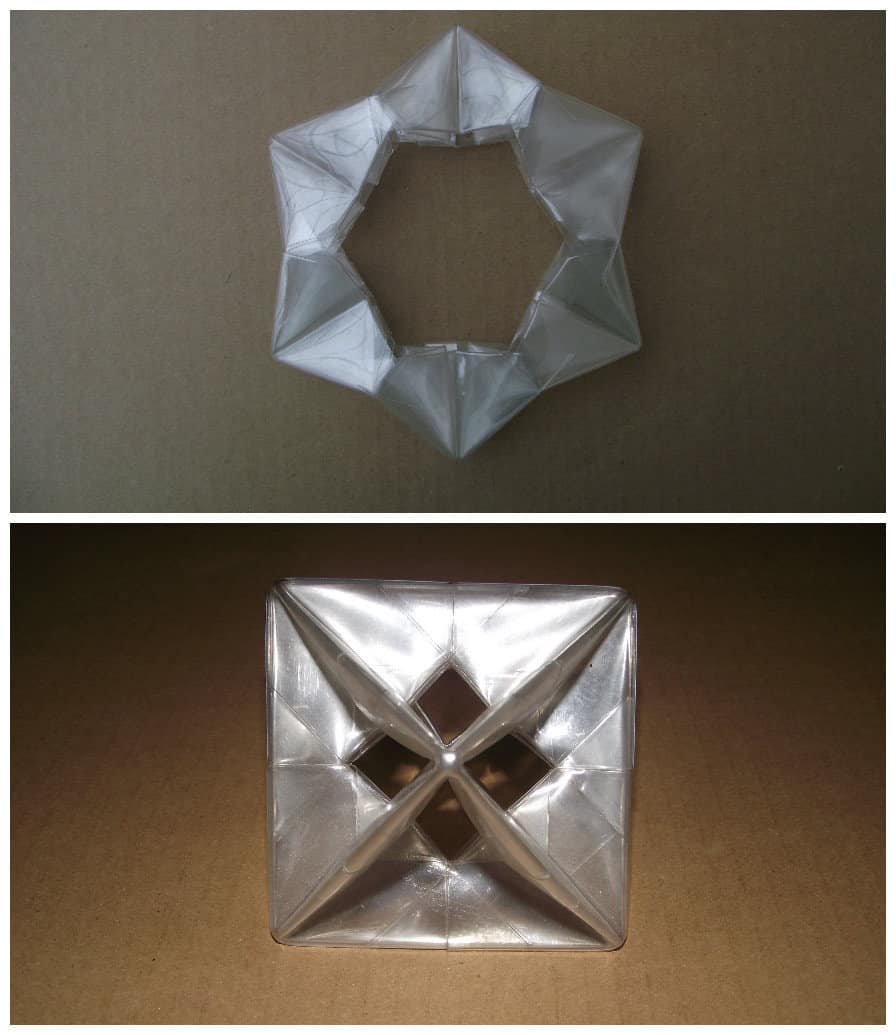 Origami From Upcycled Plastic Bottle • Recyclart