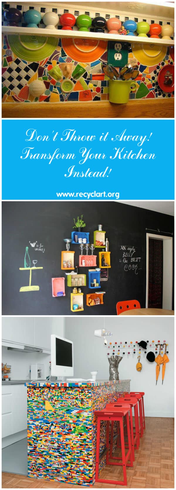 Don't Throw It Away! Transform Your Kitchen Instead! • Recyclart